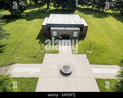Exterior of Great Circle Mound Native American Newark Earthworks Ohio ...