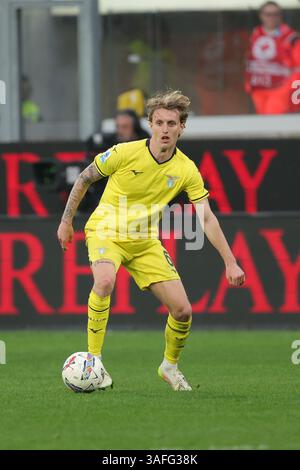 Nicolo Rovella of SS Lazio runs with the ball during the Italian Serie ...