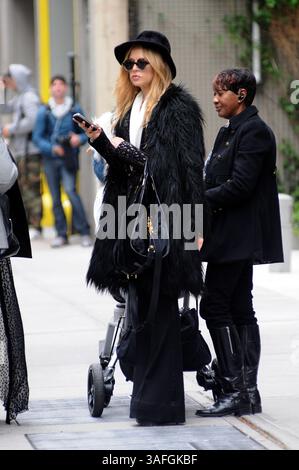 Rachel Zoe out and about with her son Skyler Morrison Berman in Soho ...