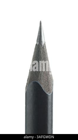 One sharp graphite pencil isolated on white Stock Photo - Alamy