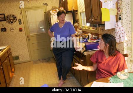 James Madison University graduate Beth Hamilton, 22, (right) sits on ...