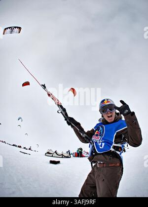 April 13, 2012 - Haugastol, Norway - Winner MALIN RAPP (R) and 3rd ...