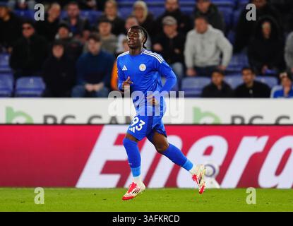 Leicester City's Jeremy Monga during the Premier League match at King ...