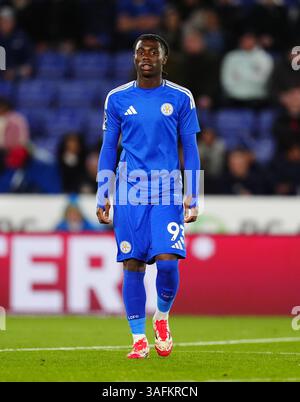 Leicester City's Jeremy Monga during the Premier League match at ...
