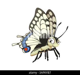 An illustration of a Garden tiger moth. The insect is depicted with his ...