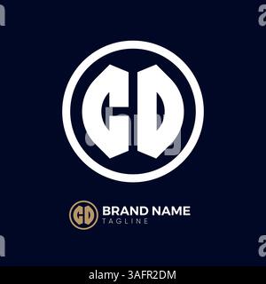 DC letter logo template vector design with clover. Vector illustration EPS.8 EPS.10 Stock Vector ...