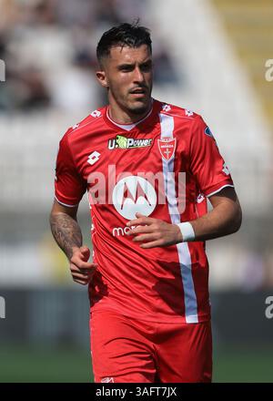 Dany Mota of Ac Monza looks on during the Coppa Italia match beetween ...
