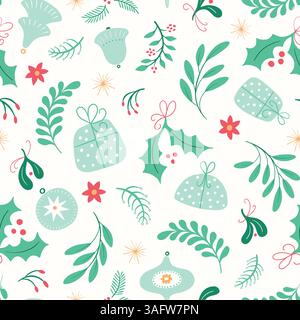 Winter Holidays Holly Foliage and Berries Vector Square Frame Stock ...