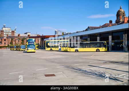 Wigan bus station and buses,Wigan Greater Manchester UK 2025 Stock ...
