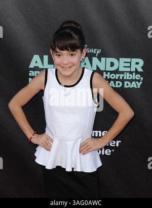 6 October 2014 - Hollywood, California - Chloe Noelle. "Alexander And ...