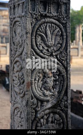 Sri Lanka. Polonnaruwa. Atadage "House of the Eight Relics". First ...