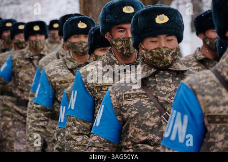 Training and special military exercises of the UN peacekeeping ...