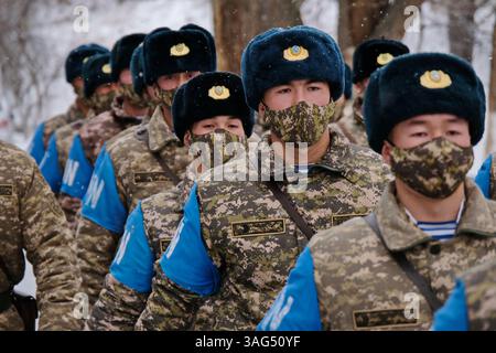 Training and special military exercises of the UN peacekeeping ...
