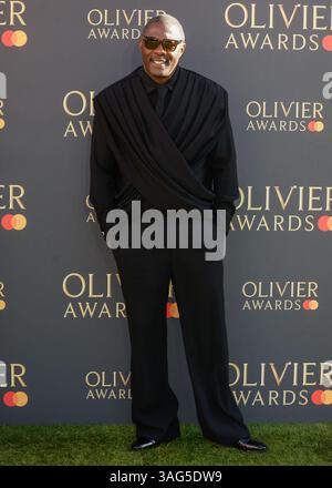 Idris Elba attends the 2025 Olivier Awards with Mastercard, at the ...
