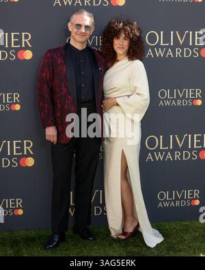 London, UK. Martin Freeman and Rachel Benaissa at Mastercard sponsored ...