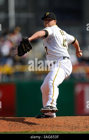 Pittsburgh Pirates relief pitcher Evan Sisk delivers during the seventh ...