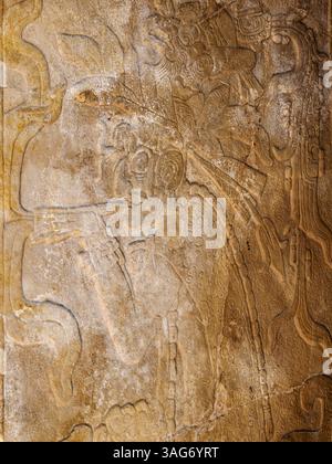 Temple of the Cross, interior, Palenque Archaeological Site, Palenque ...