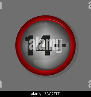 Badge Icon on gray Background Stock Vector Image & Art - Alamy