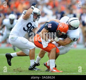Penn State's Anthony Zettel and Mike Hull pull down Ohio State's J.T ...
