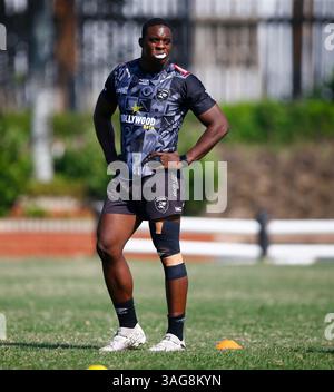 Emmanuel Tshituka of the Hollywoodbets Sharks during Hollywoodbets ...