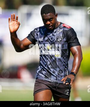 Emmanuel Tshituka of the Hollywoodbets Sharks during Hollywoodbets ...