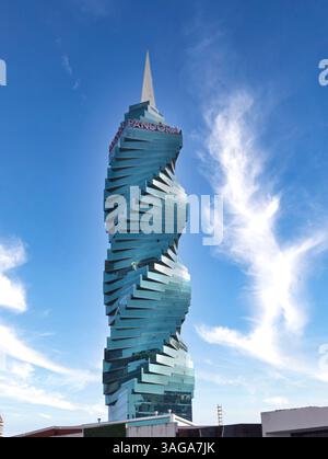 Corkscrew Building Panama City Stock Photo - Alamy