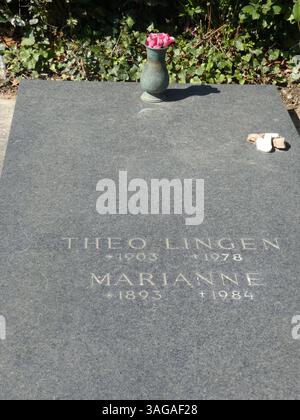Grab von Theo Lingen Schauspieler und Regisseur, gestorben 1978 ...
