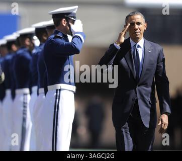 May 23, 2012 - Colorado Springs, CO, USA - US President Barack Obama ...