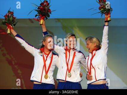 Aug 17, 2008 - Qingdao, China - The British team competes during the ...