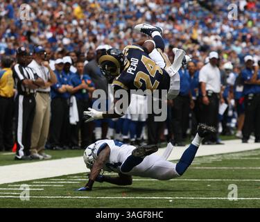 Indianapolis Colts running back DJ Giddens (21) runs during practice at ...