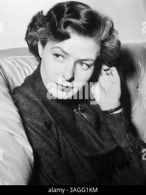 Swedish actress Ingrid Bergman, 1950s Stock Photo - Alamy