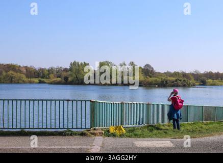 South Lake Craigavon, County Armagh, Northern Ireland, UK. 08 Apr 2025 ...