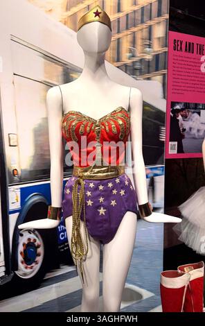 Wonder Woman original Americana uniform bodysuit worn by Lynda Carter ...