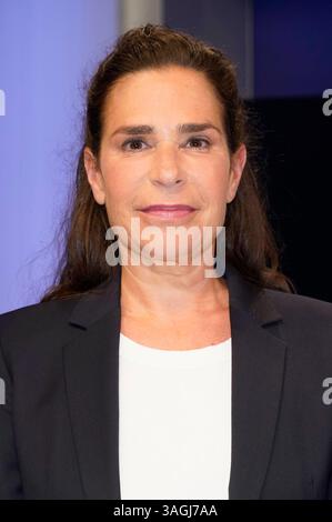 Dagmar Rosenfeld in der ARD-Talkshow maischberger im Studio Berlin ...