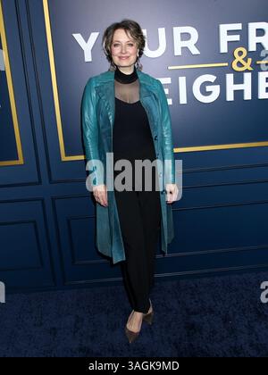 New York, USA. 08th Apr, 2025. Sandrine Holt attends Apple TV 's 'Your ...