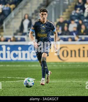Philadelphia Union midfielder Jovan Lukic during an MLS soccer match ...