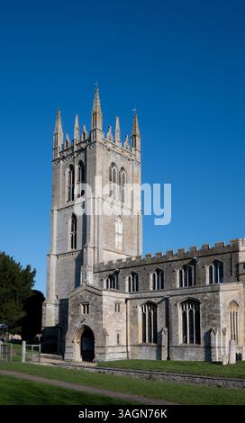 St Marys church, Titchmarsh village, Northamptonshire, England, UK ...