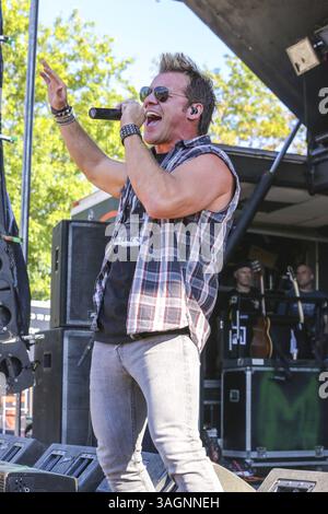 Professional Wrestler and Singer Chris Jericho of Fozzy performs ...