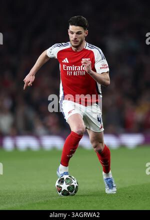 Declan Rice of Arsenal - Arsenal v Real Madrid, UEFA Champions League ...