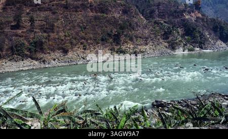 The Trishuli river in central Nepal Stock Photo - Alamy