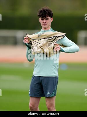 Archie Gray of Tottenham Hotspur during the Brentford v Tottenham ...