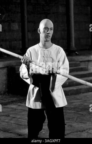 DAVID CARRADINE on the set of of the televion series ''KUNG FU''.Photo By Richard Nairin-Globe ...