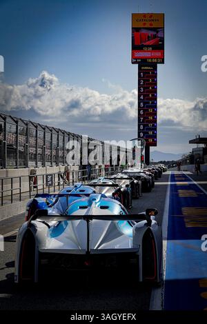 Barcelona, Espagne. 04th Apr, 2025. 31 FOSSARD Marius (fra), FOUBERT ...
