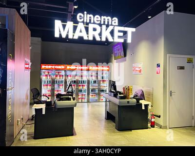 Items on display at checkout stand of a Trader Joe's supermarket ...