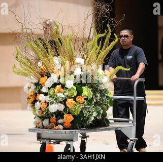 30 June 2009, Los Angeles, CA. Farrah Fawcett Memorial service at Our ...