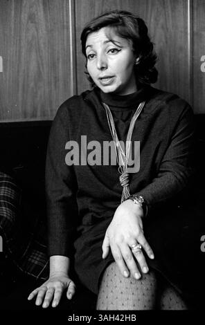 Austrian psychoanalist Susana Lustig de Ferrer during a press interview ...