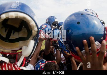 April 27, 2015 - Pahokee, Florida, U.S. - Head Coach Alphonso Smith, Jr ...