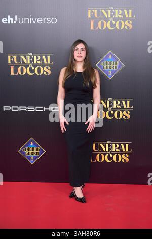 Madrid. Spain. 20250409, Isa Brunelli attends ‘Un Funeral de Locos ...