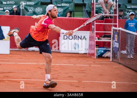April 19, 2015: Radu ALBOT MDA in action during the ATP Tournament BRD ...