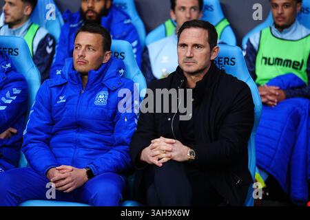 Coventry City assistant head coach Joe Edwards during the Sky Bet ...